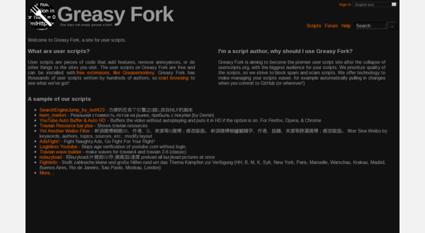GreasyFork.org - Black & Orange [PocketAppZ] - FreeStyler.WS