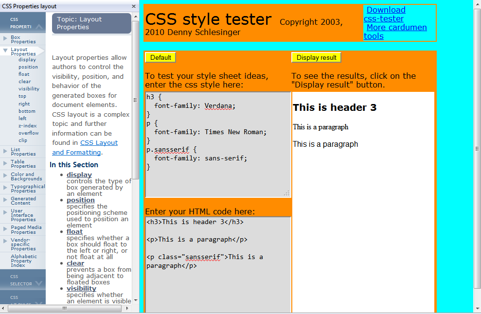 Sidebar Friendly Sitepoint Css Reference Freestylerws