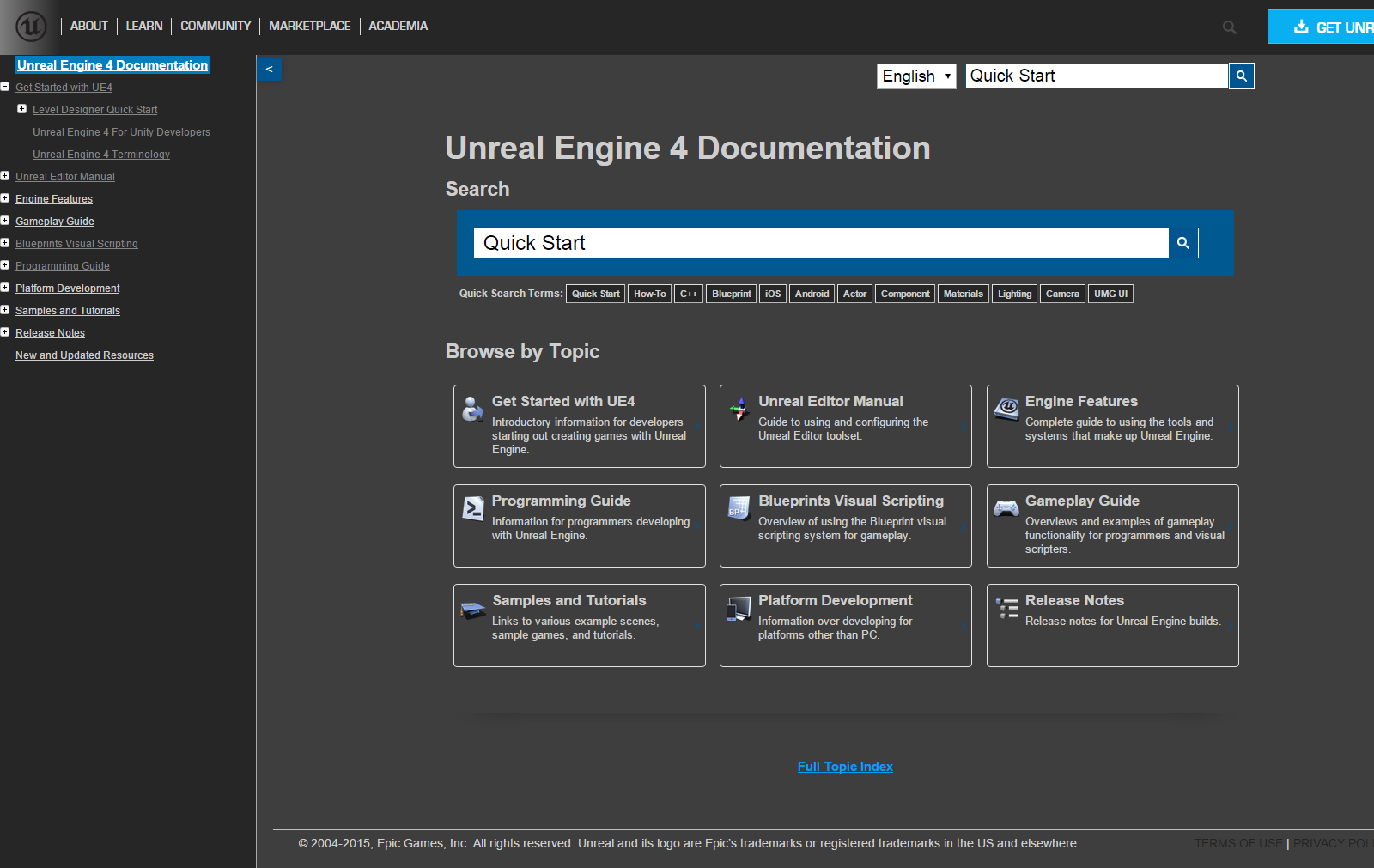 Unreal Engine 4 Dark Documentation Freestyler Ws