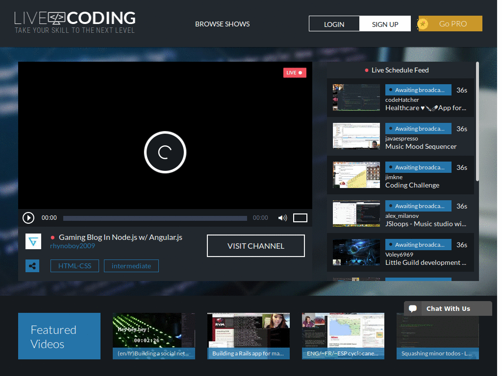Livecodingtv Remove Pro Button And Fix The Bar Freestylerws