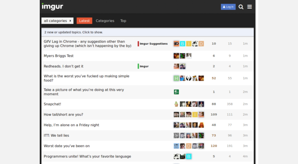 Imgur Green And Imgur Community Dark Freestylerws